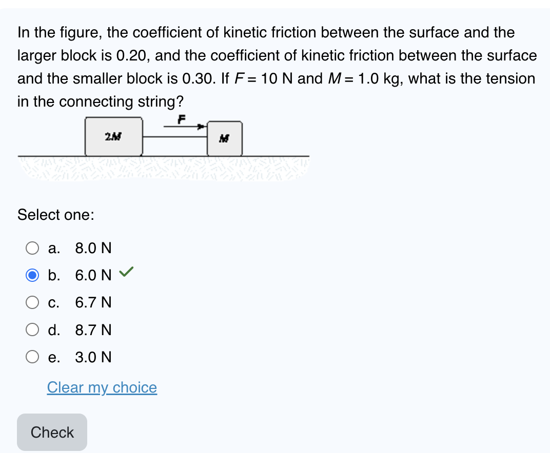 Solved In the figure, the coefficient of kinetic friction | Chegg.com