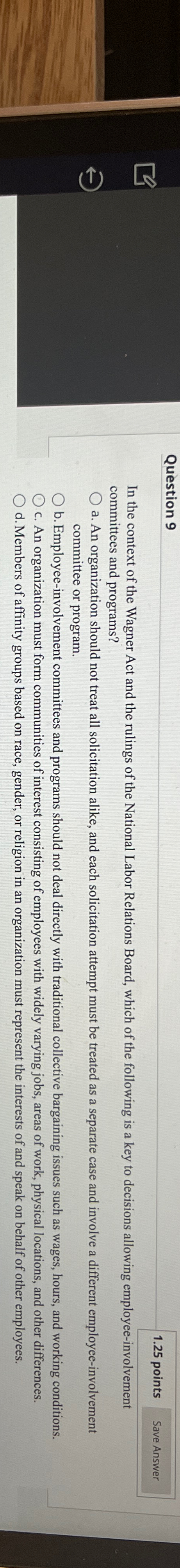Solved Question 91.25 ﻿pointsIn the context of the Wagner | Chegg.com