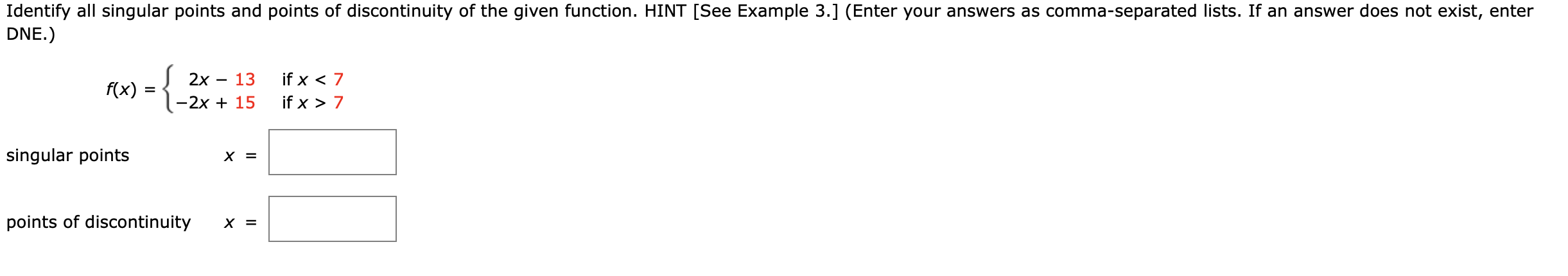 Solved Identify all singular points and points of | Chegg.com