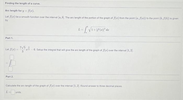 Solved Arc length for y=f(x) Let f(x) be a smooth function | Chegg.com