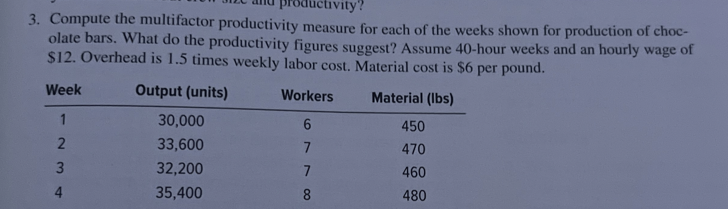 Solved Compute the multifactor productivity measure for each | Chegg.com