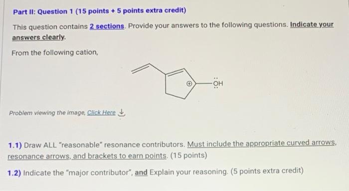 Solved Part II: Question 1 ( 15 points +5 points extra | Chegg.com