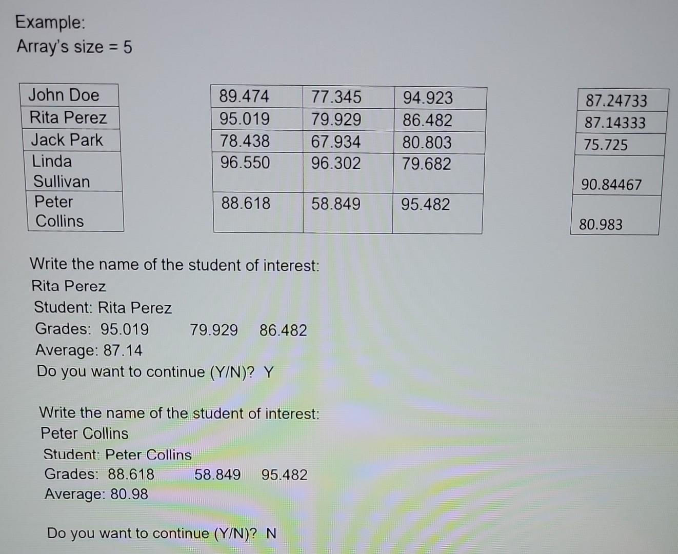 Solved 1 Problem Definition We Want To Create An Array To 