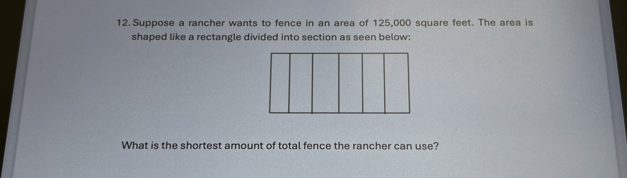 Solved Suppose a rancher wants to fence in an area of | Chegg.com