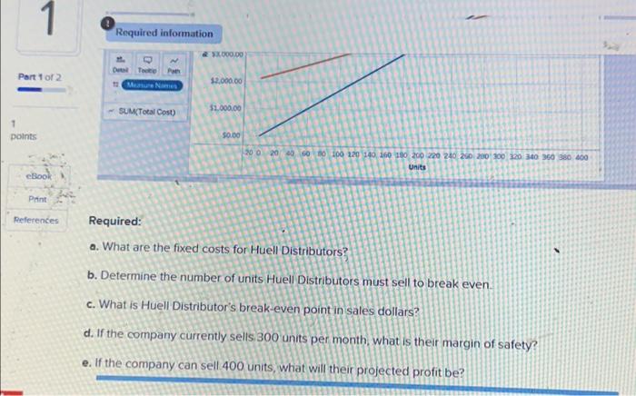 1 Part 1 of 2 points eBook Print References Required | Chegg.com