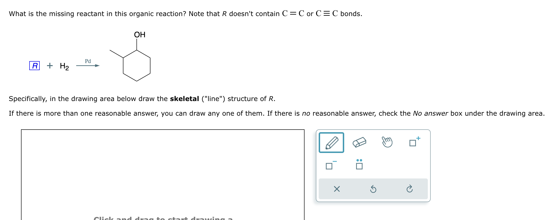 Solved What is the missing reactant in this organic | Chegg.com