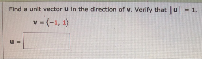 Solved Find the magnitude of the scalar multiple, where u = | Chegg.com