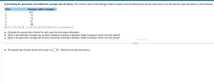Solved Solving a comprehensive problem. End of year Stock | Chegg.com