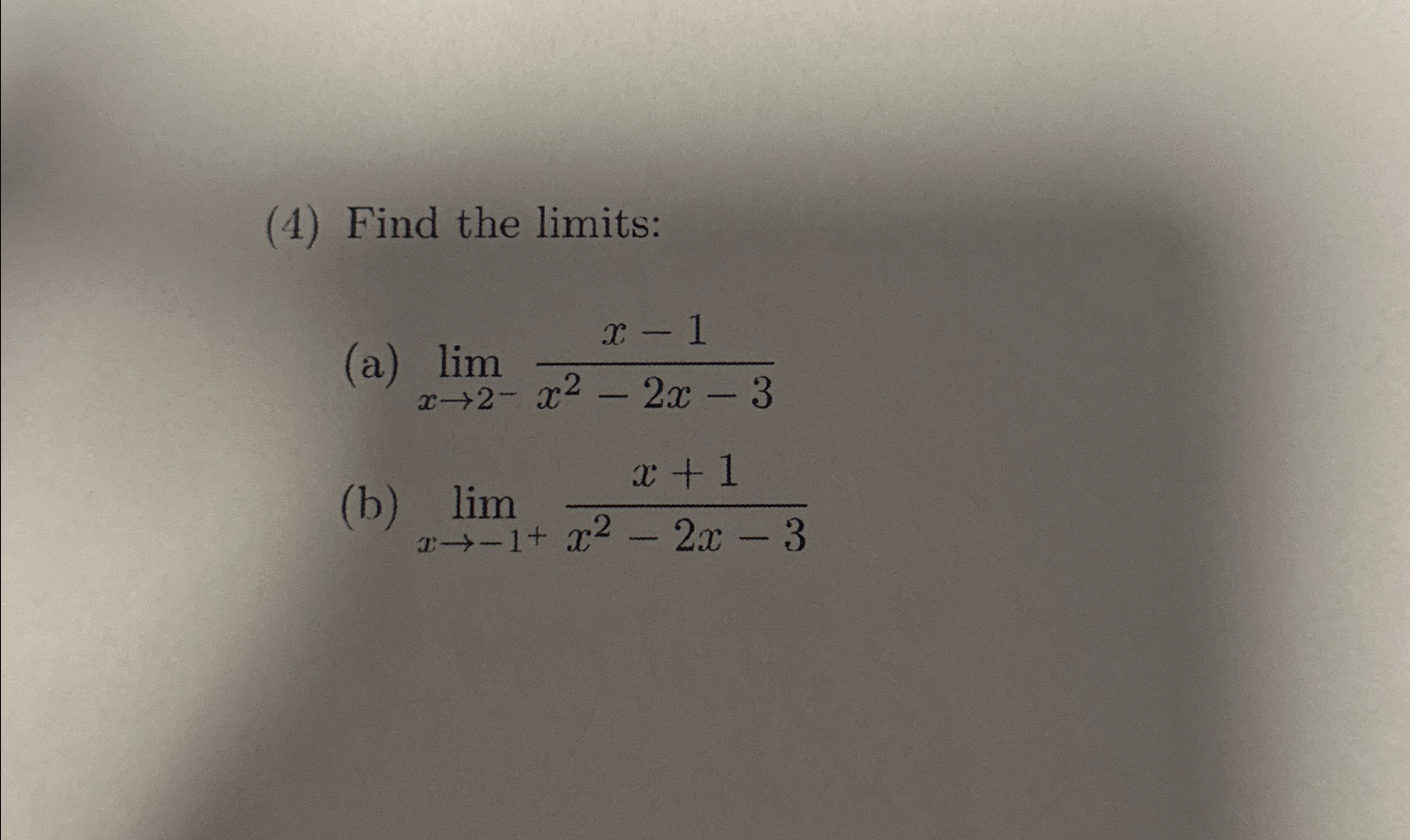 Solved (4) ﻿Find the | Chegg.com