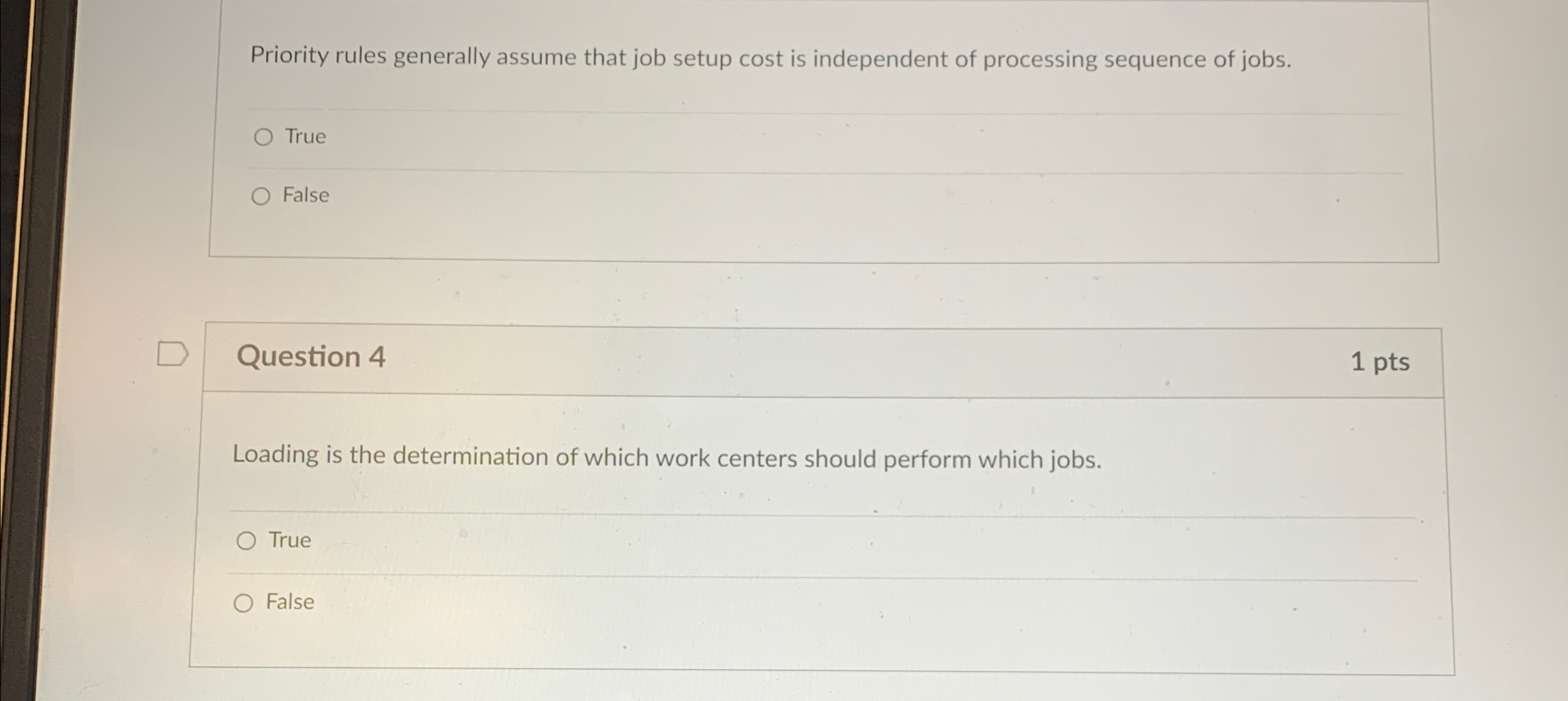 Solved Priority rules generally assume that job setup cost | Chegg.com