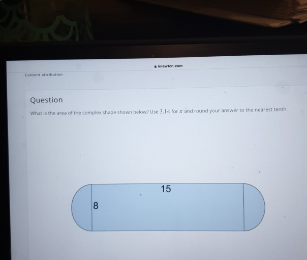 Solved knewton.com Content attribution Question What is the | Chegg.com