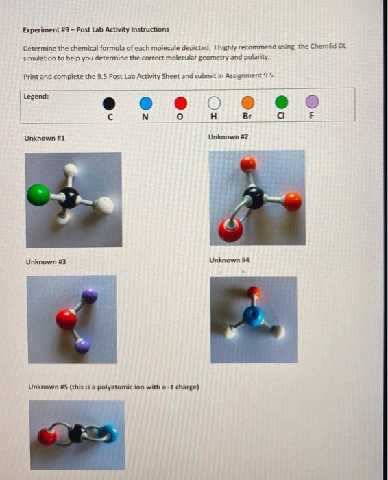 Solved Experiment #9 - Post Lab Activity Instructions | Chegg.com