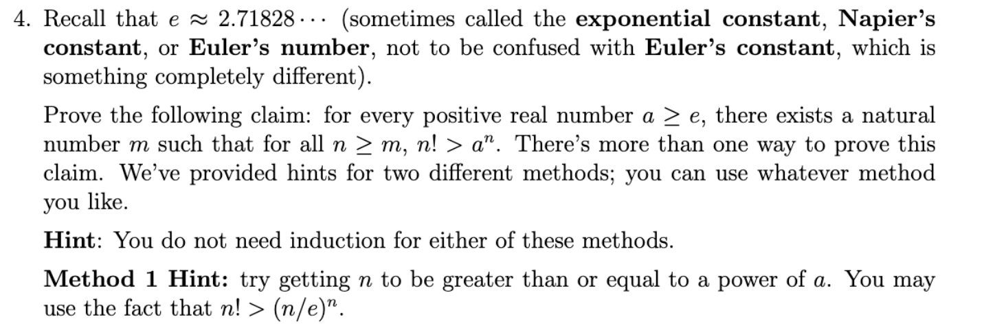 (Prove by induction using first method)Recall that | Chegg.com
