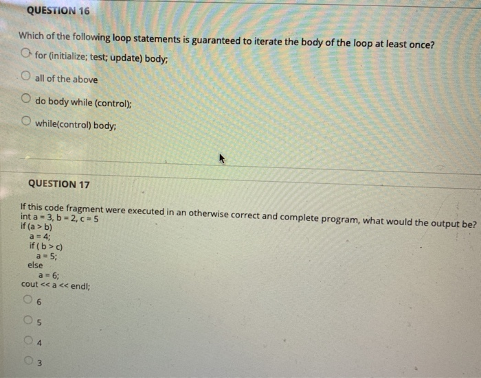 Solved QUESTION 2 Which statement is correct? The names x, | Chegg.com