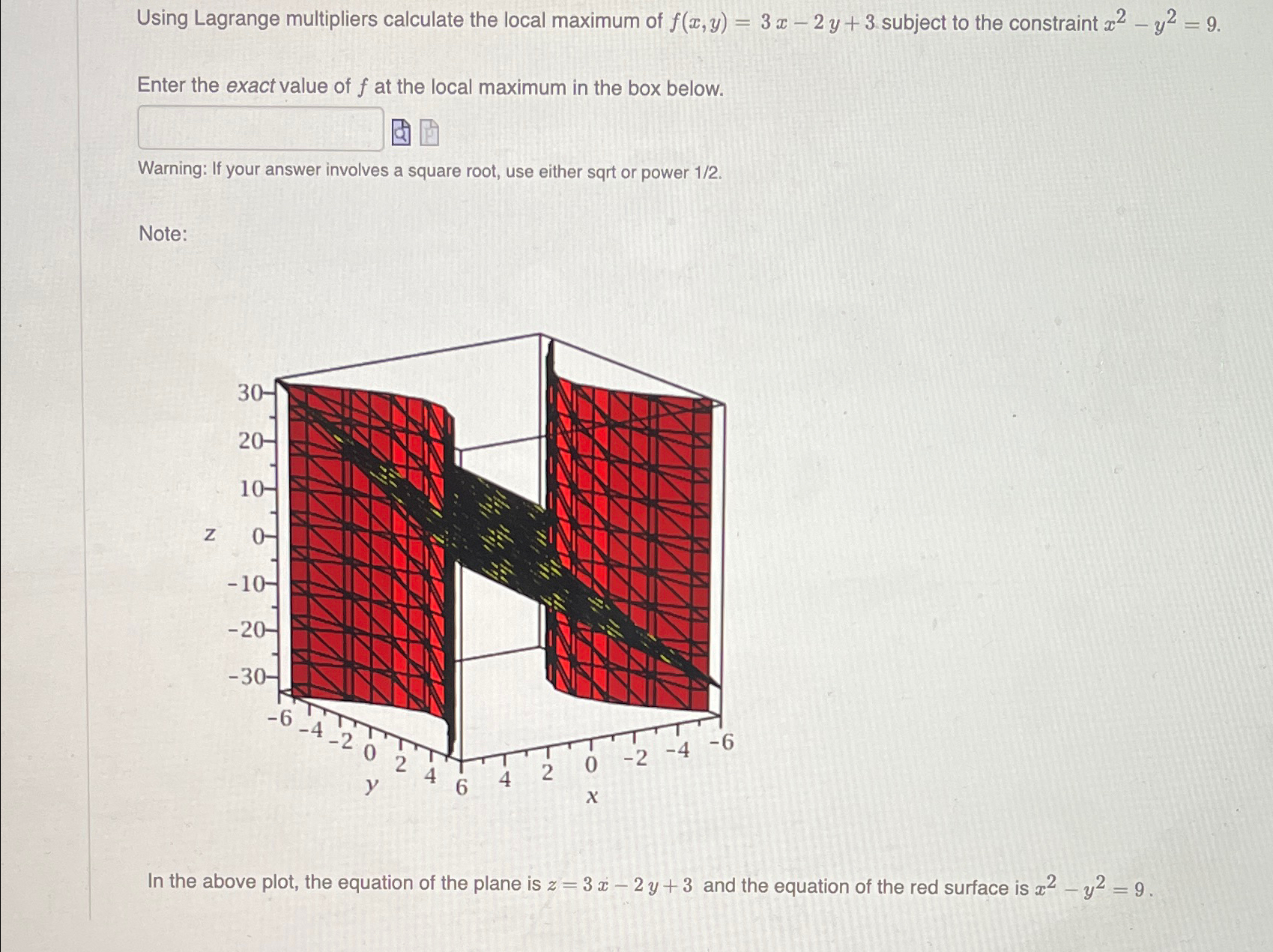 Solved Using Lagrange multipliers calculate the local | Chegg.com