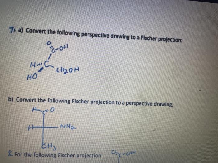 Solved 7x a) Convert the following perspective drawing to a | Chegg.com