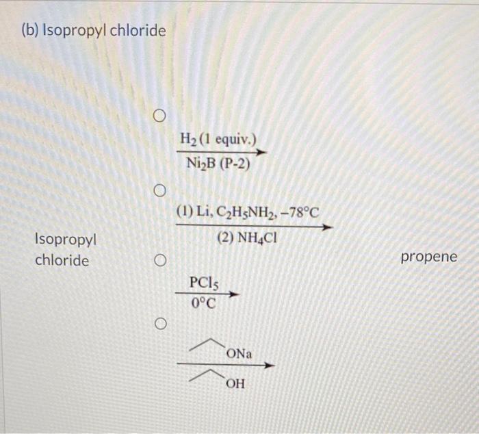 Solved Outline a synthesis of propene from each of the | Chegg.com