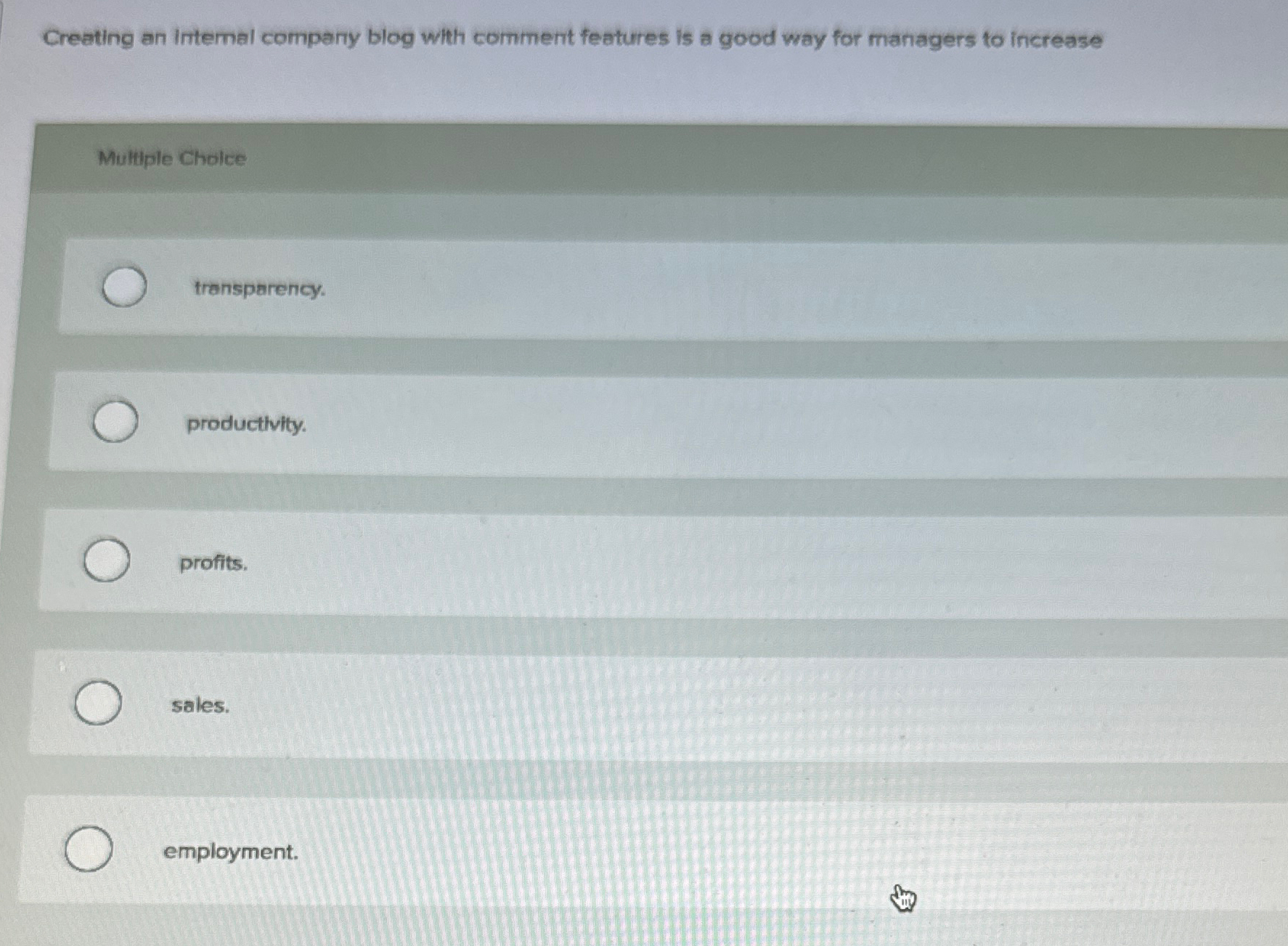 Solved Creating an Intemal company blog with comment | Chegg.com