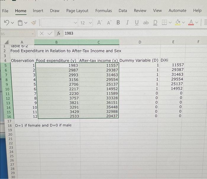 1. Consider the following dummy variable regression | Chegg.com