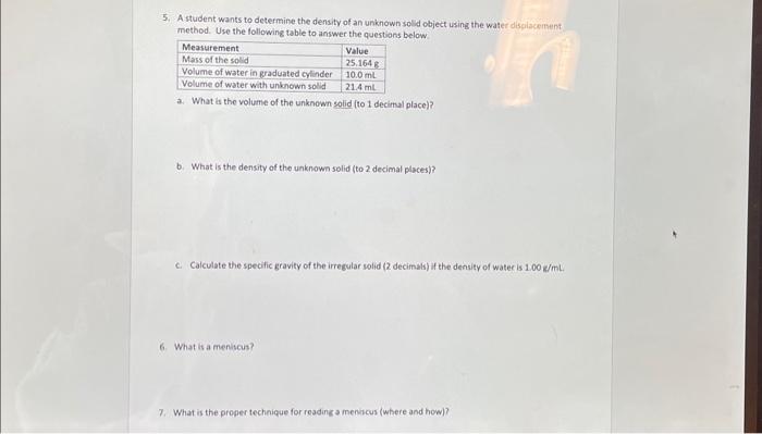 Solved 8. What does it mean to tare/zero a balance? | Chegg.com