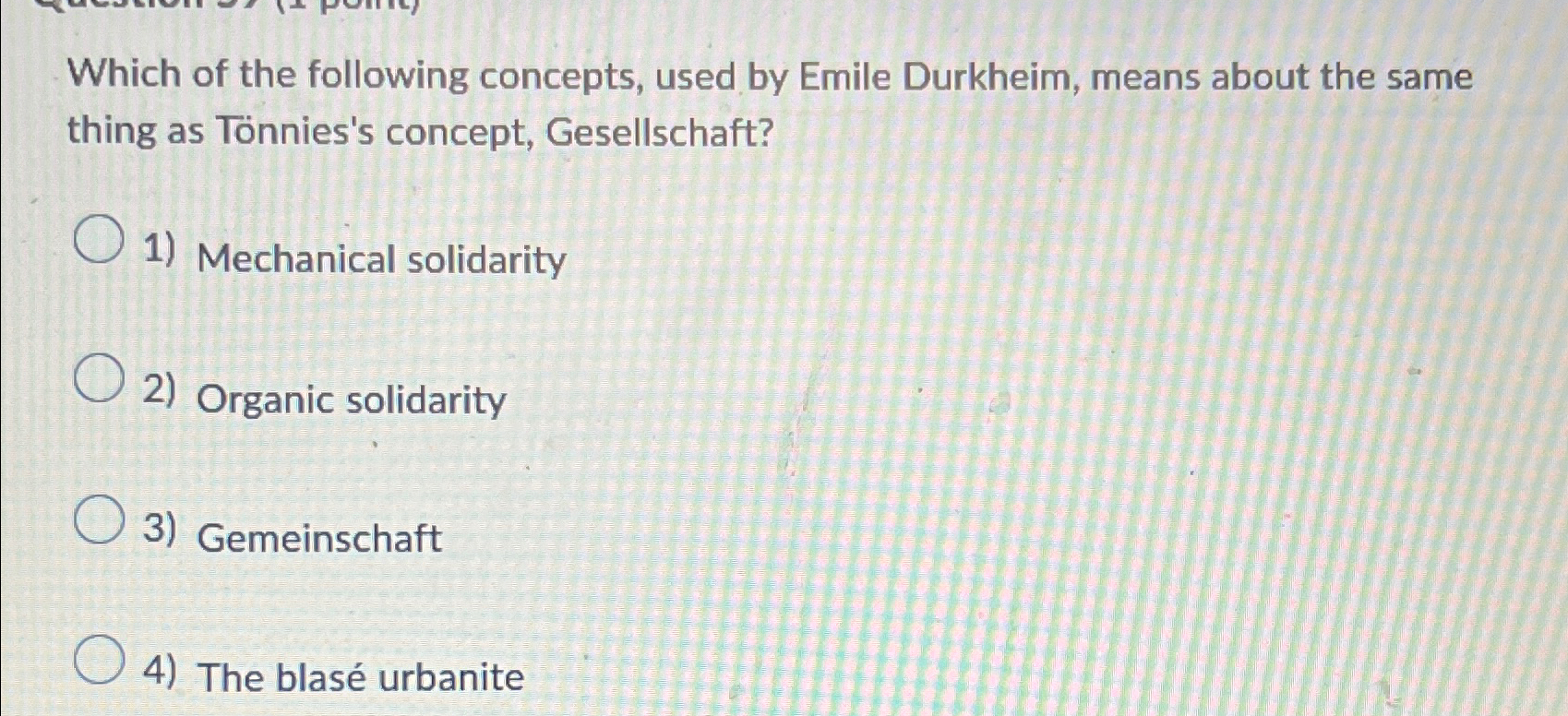 Solved Which of the following concepts, used by Emile | Chegg.com