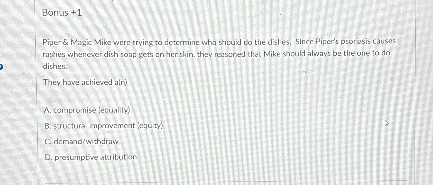 Solved Bonus +1Piper & Magic Mike were trying to determine | Chegg.com