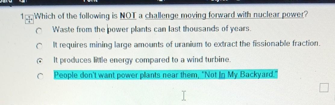 Solved 1 Which of the following is NOT a challenge moving | Chegg.com