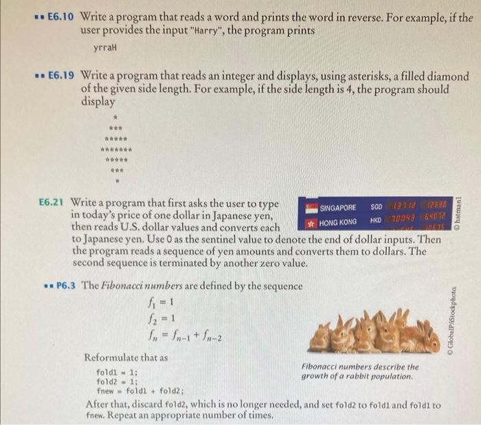 Solved E6.10 Write a program that reads a word and prints | Chegg.com