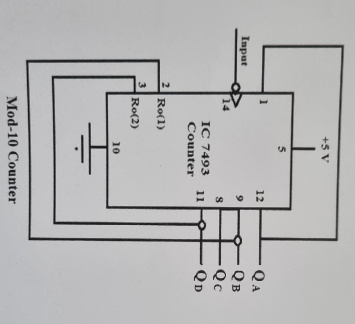 Solved This is bcd mod 10 counter diagram.Can you draw the | Chegg.com