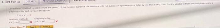 Solved graphing vility and compare the resuita. f(x)=x3+4 | Chegg.com