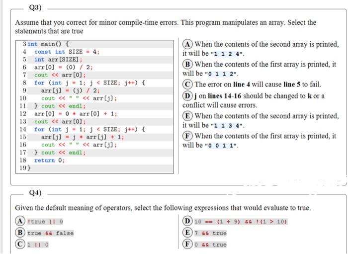 Solved Assume that you correct for minor compile-time | Chegg.com Solved Assume that you correct for minor compile-time | Chegg.com