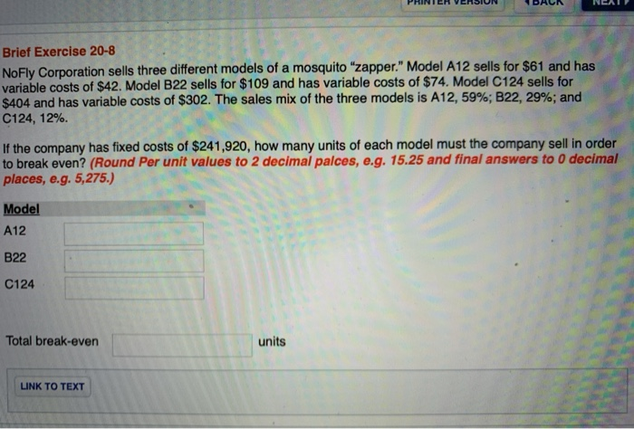 Solved FRIEN vendium Brief Exercise 20-8 NoFly Corporation | Chegg.com
