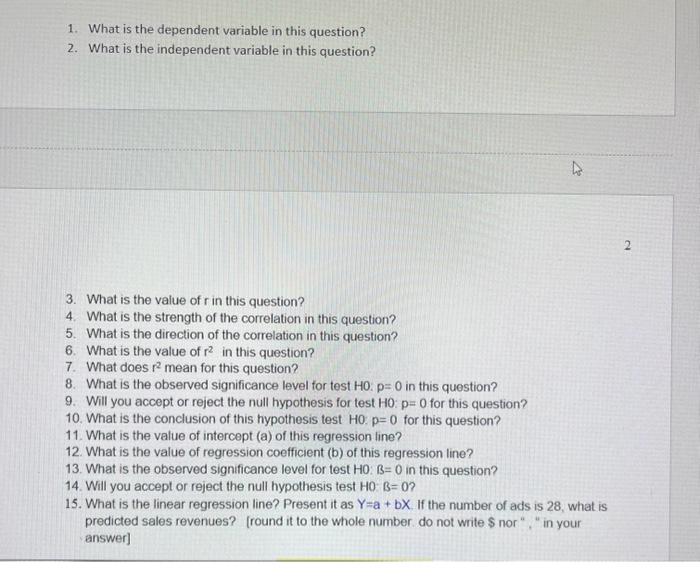 Solved Question 2. Enter the following data set into SPSS, | Chegg.com