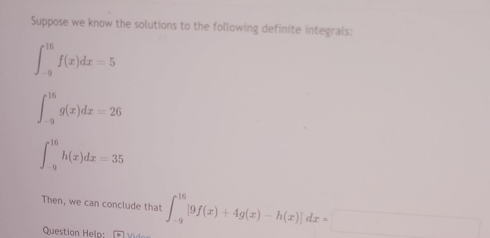 Solved Fundamental Theorem of Calculus Evaluate the definite | Chegg.com