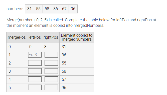 Solved numbers: \begin{tabular}{|l|l|l|l|l|l|} \hline 31 ﻿& | Chegg.com