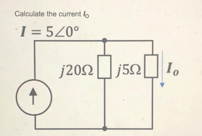Solved Calculate the current I0 | Chegg.com