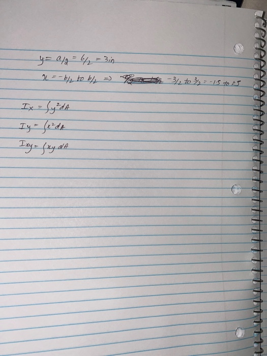 Solved y= alg = 6/₂ = 3 in = -b/2 to b/₂ = -½ to 3/2 = -15 | Chegg.com Solved y= alg = 6/₂ = 3 in = -b/2 to b/₂ = -½ to 3/2 = -15 | Chegg.com