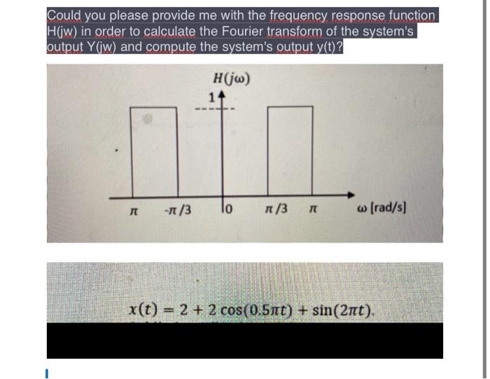 Solved Could you please provide me with the frequency | Chegg.com