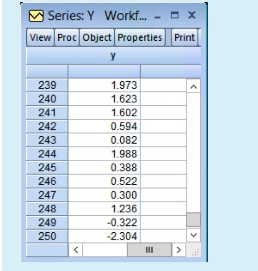 From the EViews output in question 2 and table in | Chegg.com