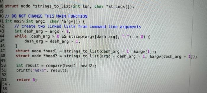 Solved You have given the file exam q2.c which uses the | Chegg.com