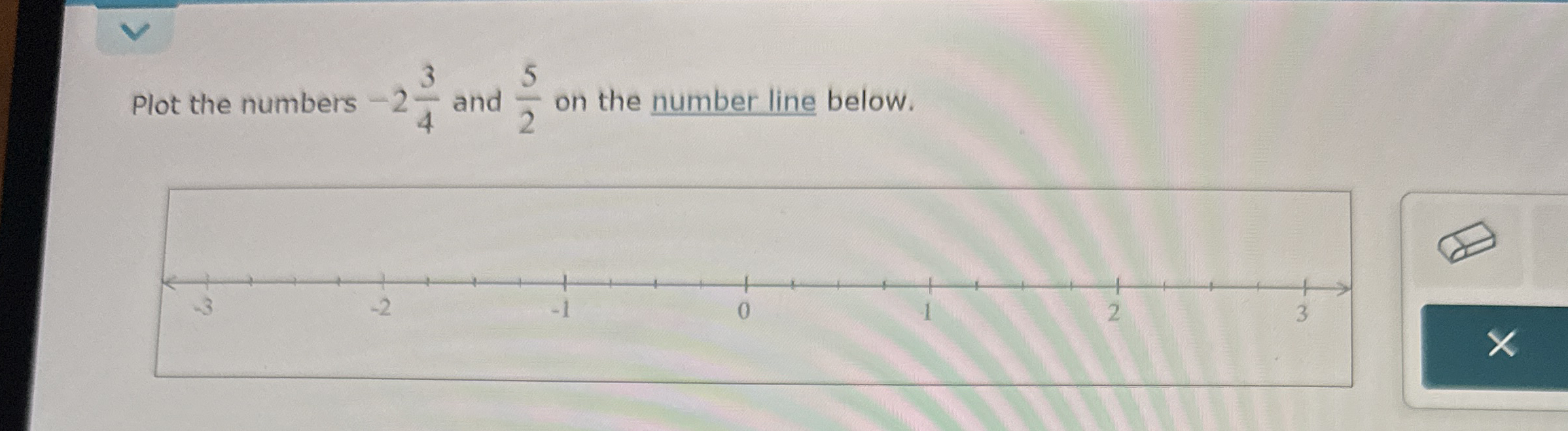 Solved How to solve Plot the numbers -234 ﻿and 52 ﻿on the | Chegg.com