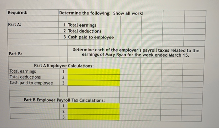 Solved Question 7 The following information is for employee | Chegg.com