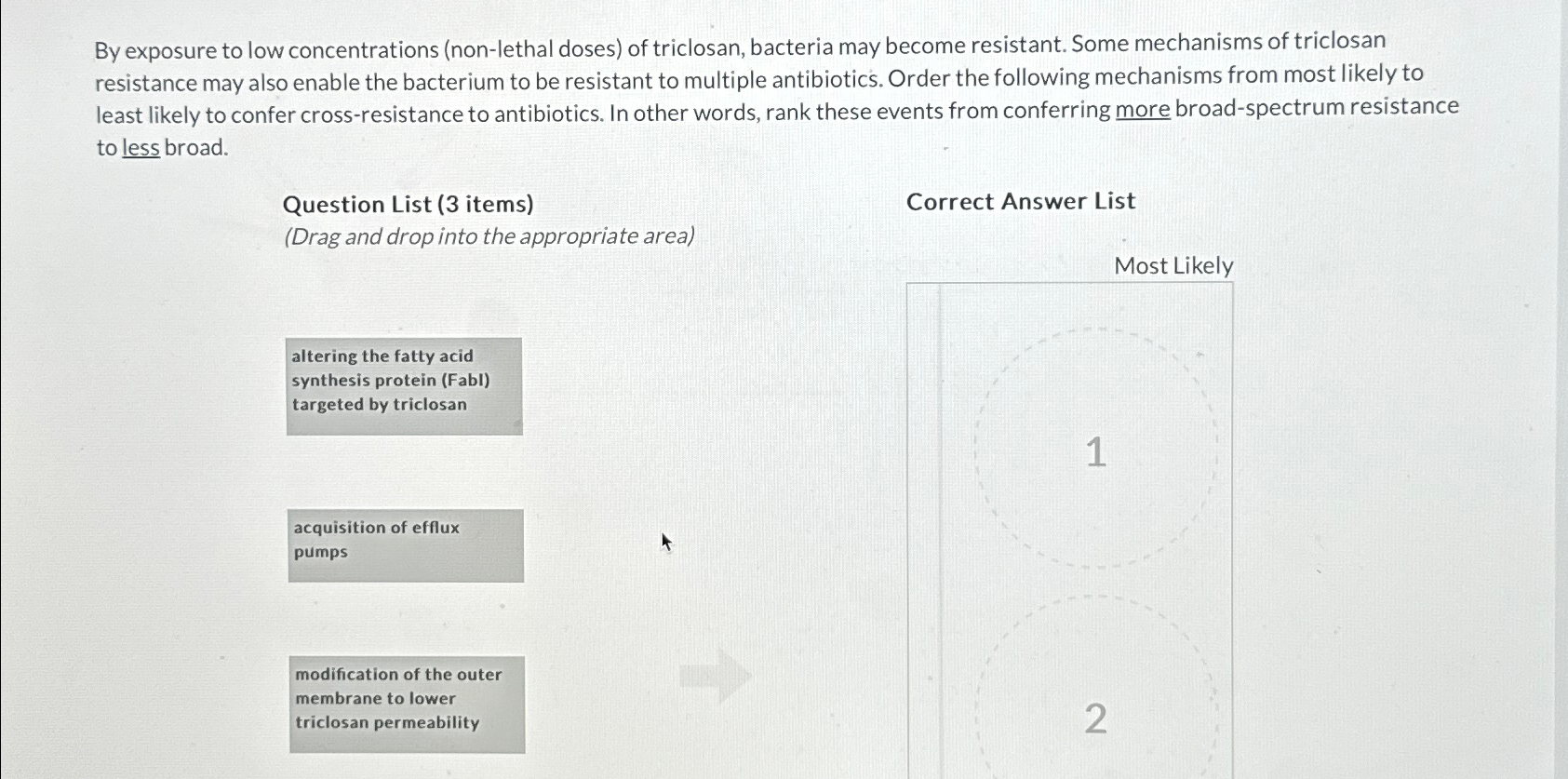 Solved By exposure to low concentrations (non-lethal doses) | Chegg.com