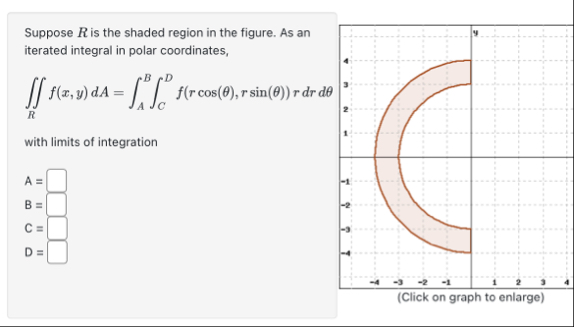 Solved Suppose R ﻿is the shaded region in the figure. As an | Chegg.com