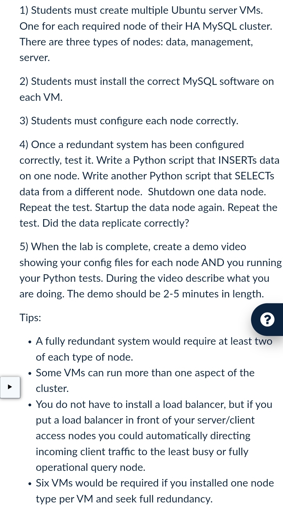 Solved I need help with configuring the files for each node. | Chegg.com