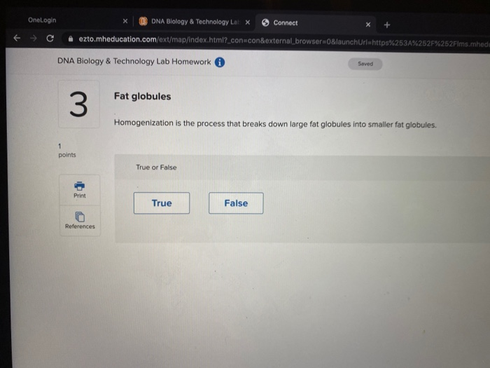 Solved X OneLogin DNA Biology & Technology Lat. Connect | Chegg.com