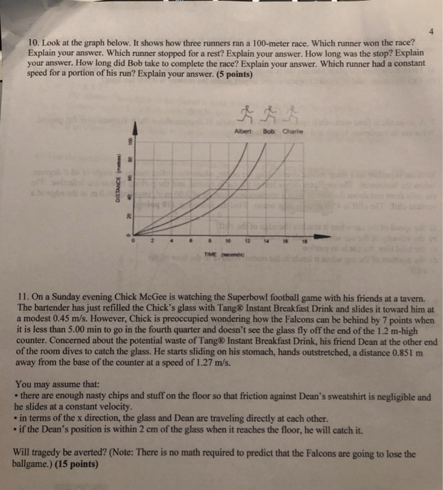 Solved 10. Look at the graph below. It shows how three | Chegg.com