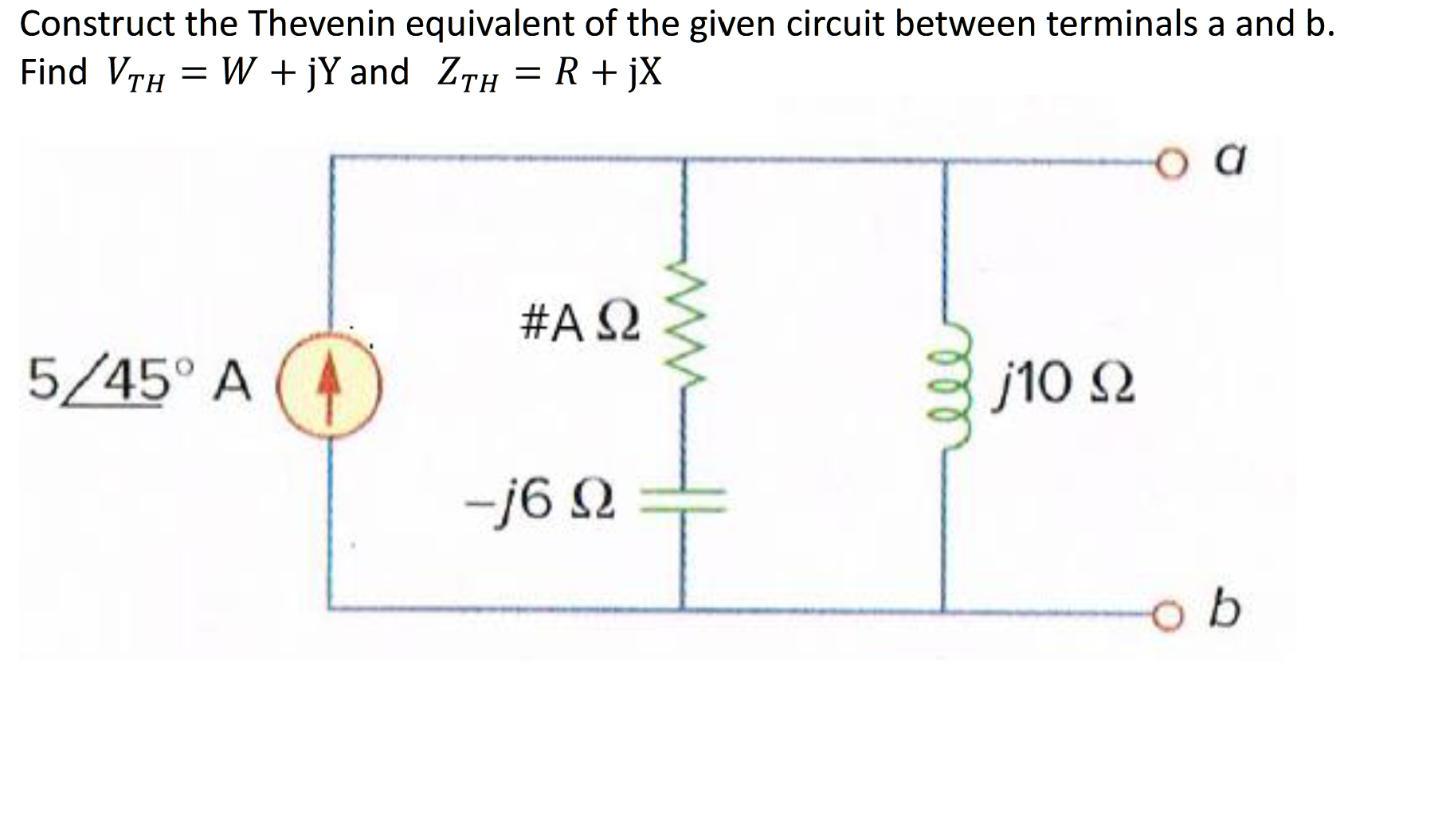 Solved Construct the Thevenin equivalent of the given | Chegg.com