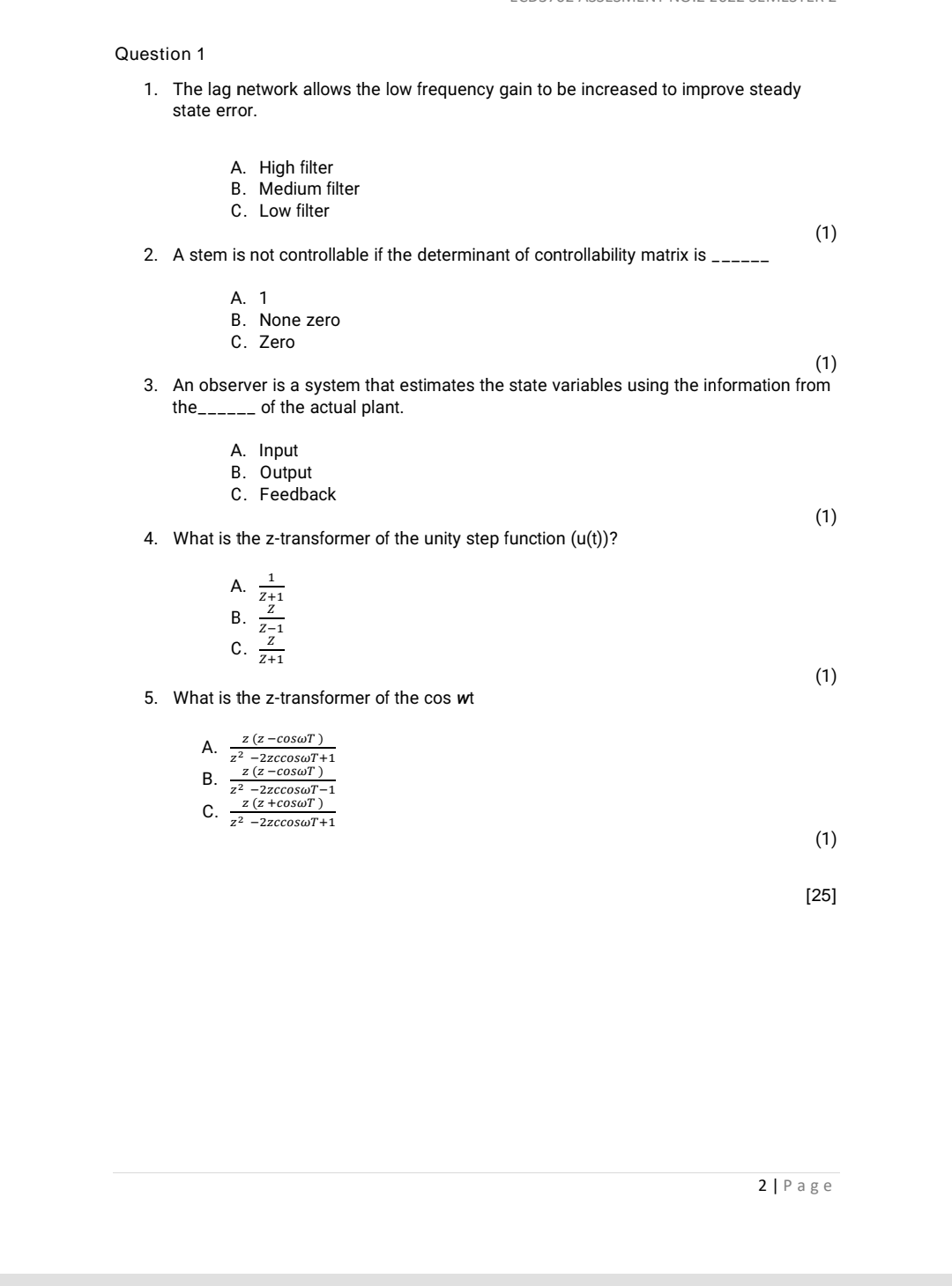 Solved ECD3702 ASSESMENT NO:2 2022 SEMESTER 2 Question 2 | Chegg.com