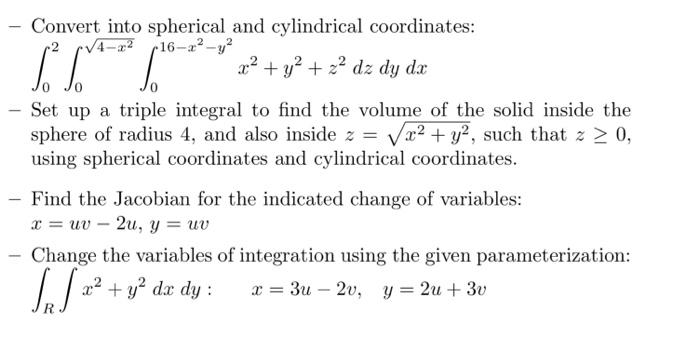 Solved $*$** " Convert into spherical and cylindrical | Chegg.com